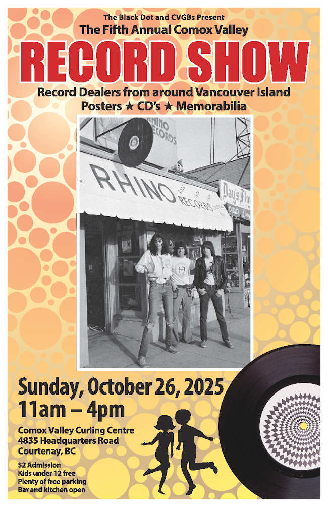 The 5th Annual Comox Valley Record Show | Comox Valley Arts